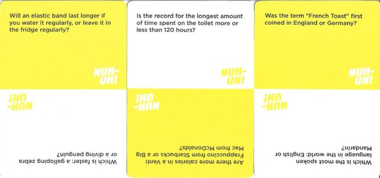 Nuh-Uh! Trivia Game Review - What's Good to Play