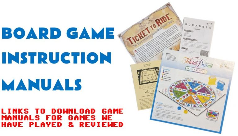 Board Game Instructions Downloads - What's Good to Play